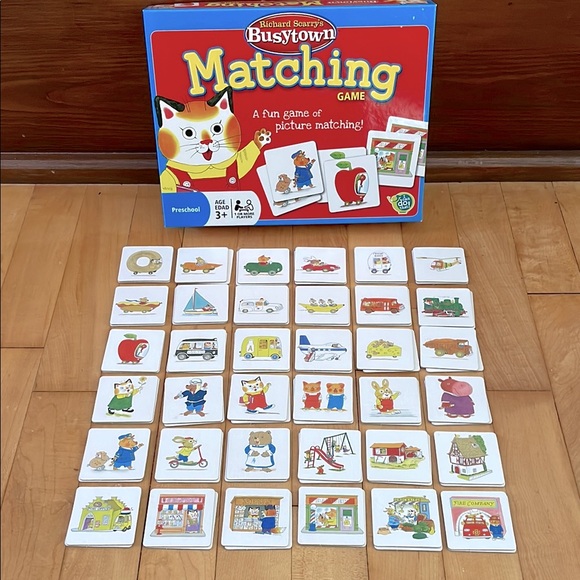 The Wonder Forge | Toys | 21 Richard Scarrys Busytown Matching Game ...